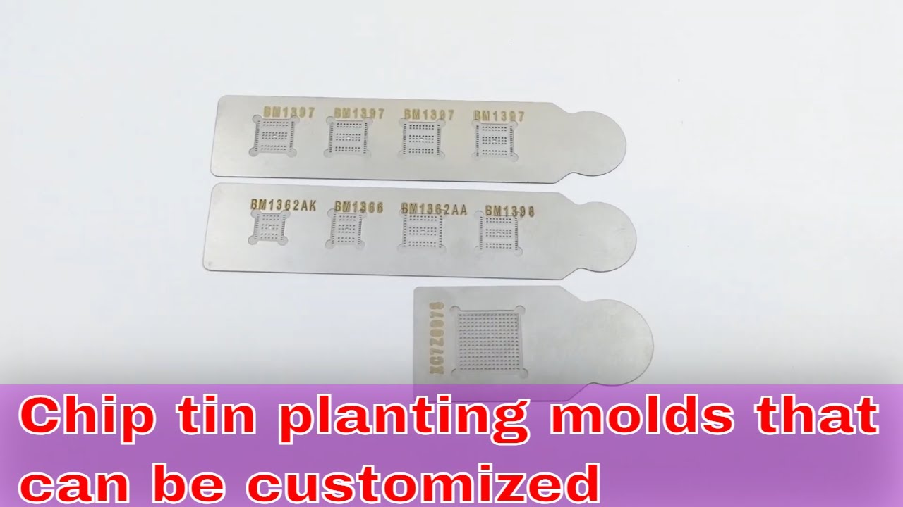 Multi-functional chip planting tin stencil | 3D chip tin planting ...