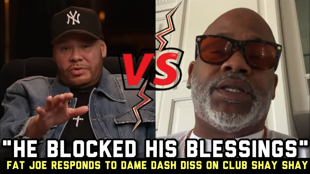 Dame Dash Gets Put On BLAST By Fat Joe In Club Shay Shay Interview Over Jay-Z Beef - YouTube
