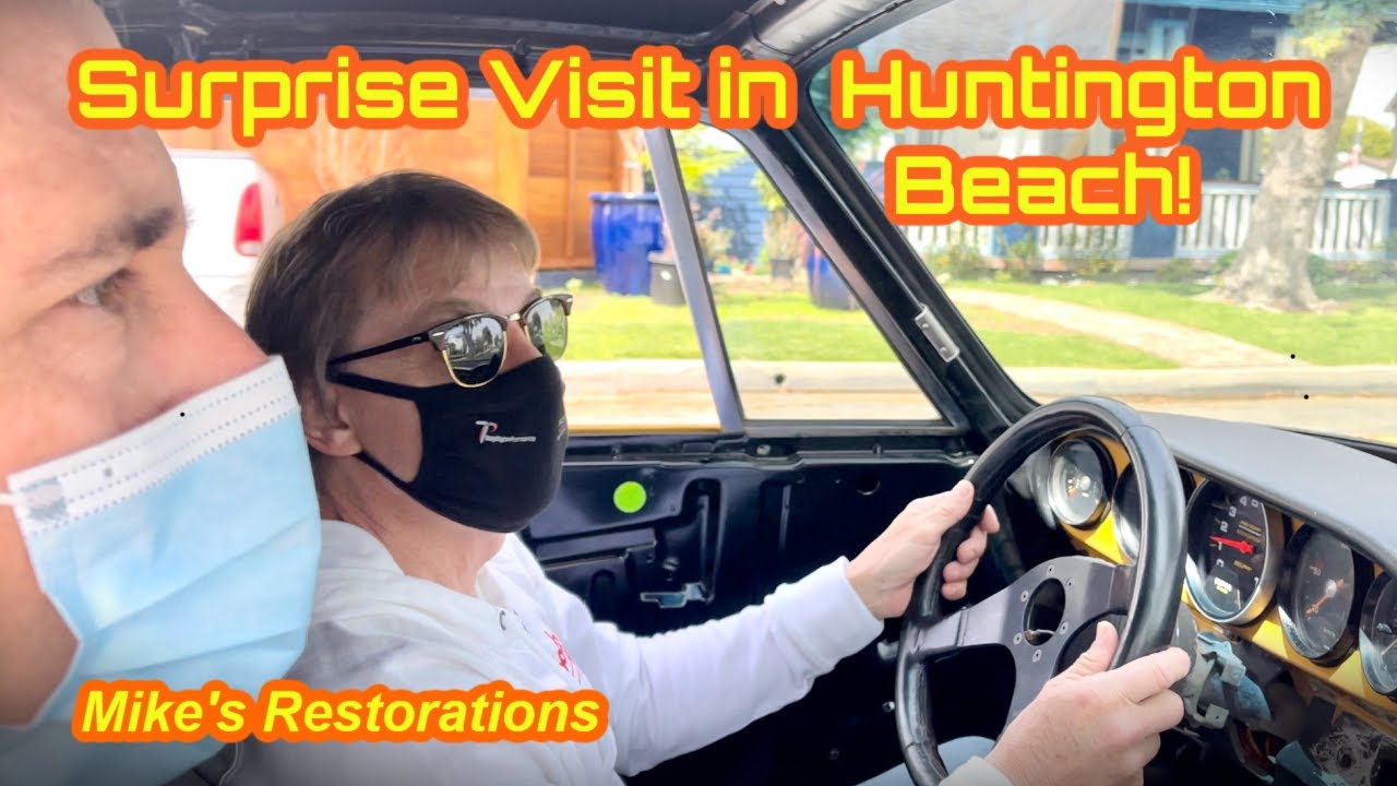 Surprise drop in visit in Huntington Beach! - YouTube