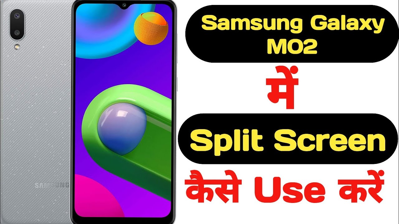 How to enable split screen in Samsung Galaxy M02 || Samsung Galaxy M02 ...