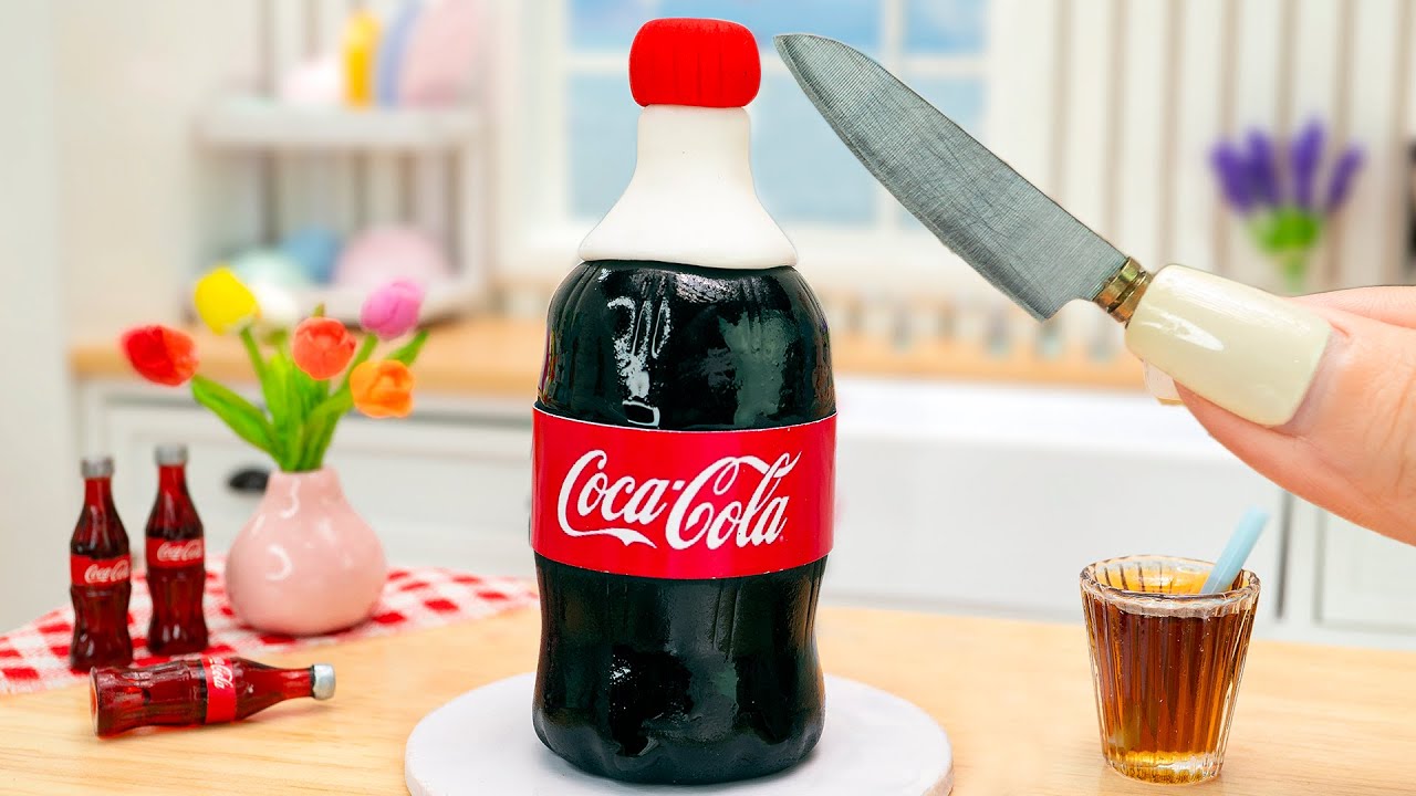 Best Realistic Miniature COCA-COLA Cake Decorating Idea - Awesome Tiny ...