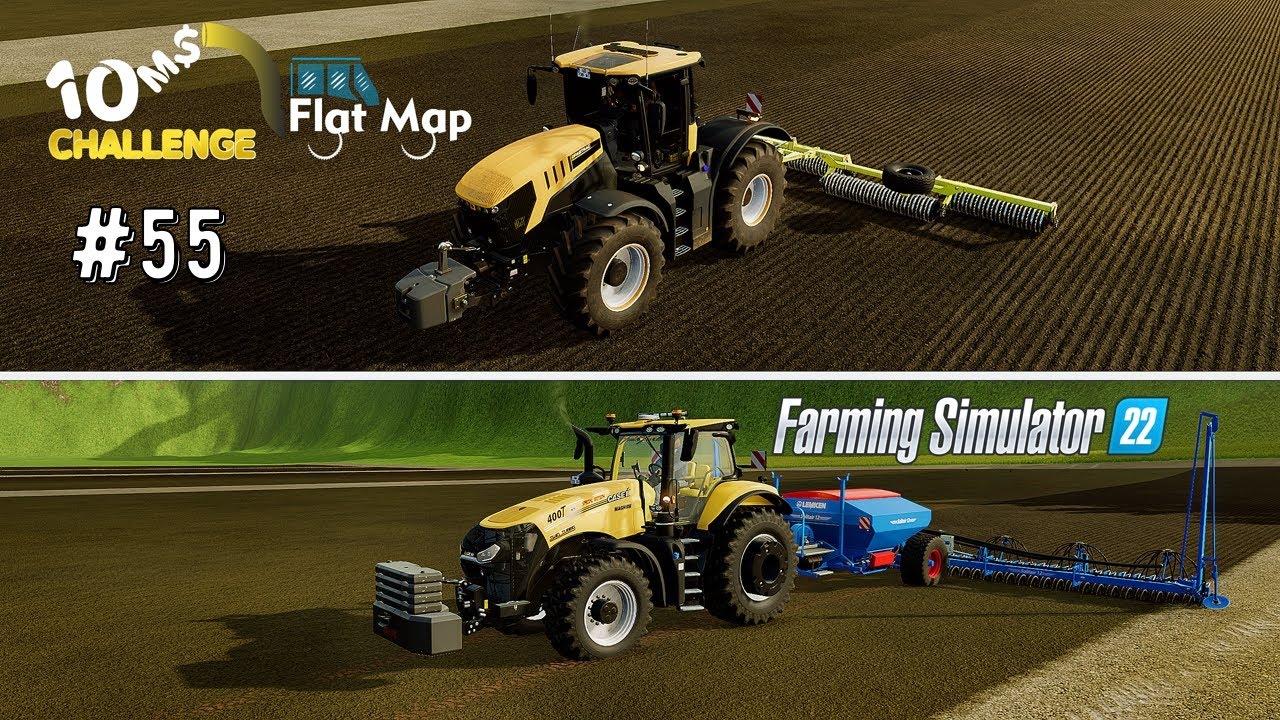 farming Simulator 22 fs22 timelapse Ep #55 Flat Map fs22 Mods - YouTube