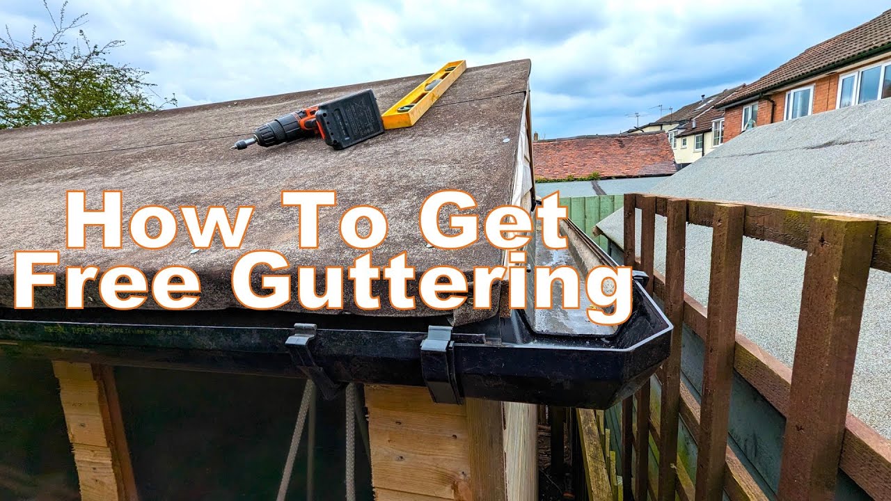 Guttering Hack How To Get Free Guttering - YouTube