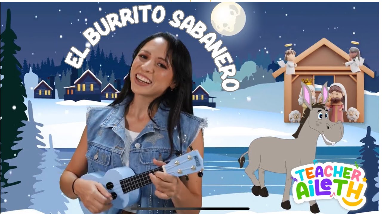 El Burrito Sabanero - Canciones de navidad para niños - YouTube