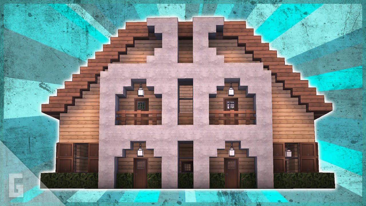 Large STARTER Minecraft House TUTORIAL (#28) - YouTube