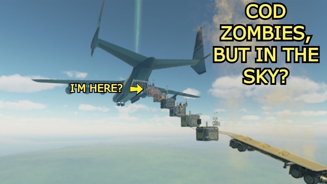 Zombies, But I Am On a Plane? - Black Ops 3 Custom Zombies - YouTube