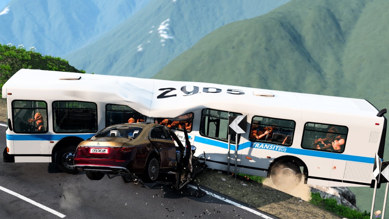 Realistic Cliff Drops - #25 I BeamNG.drive - YouTube