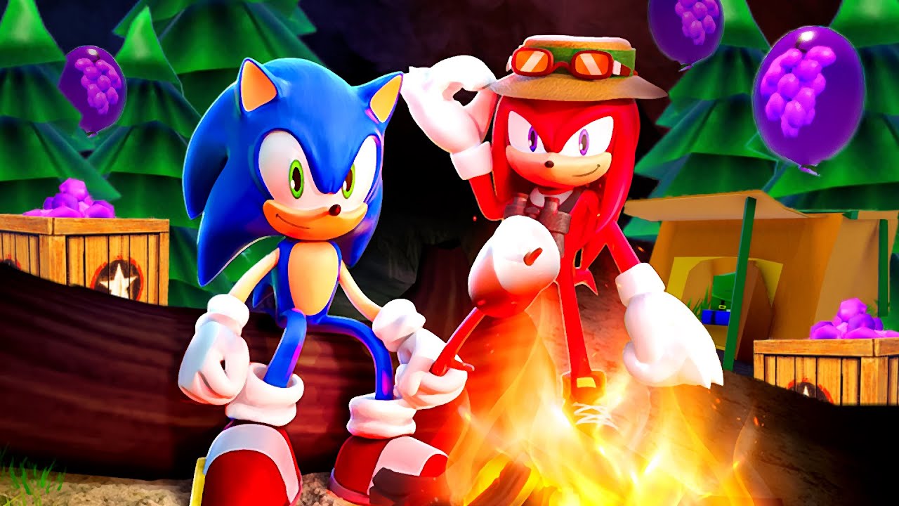 Knuckles & Big's Camping Trip in Sonic Speed Simulator - YouTube