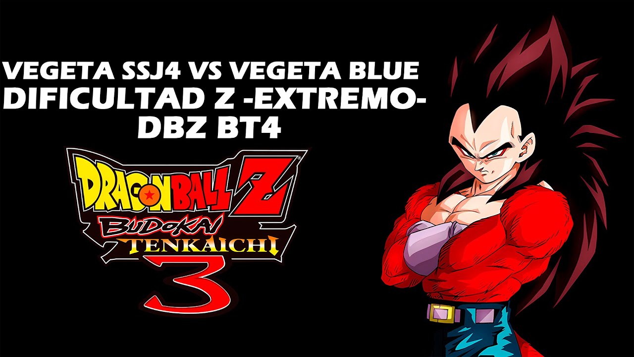 Vegeta SSJ4 vs Vegeta Blue | Dificultad Z - Extremo - DBZBT4 Gameplay ...