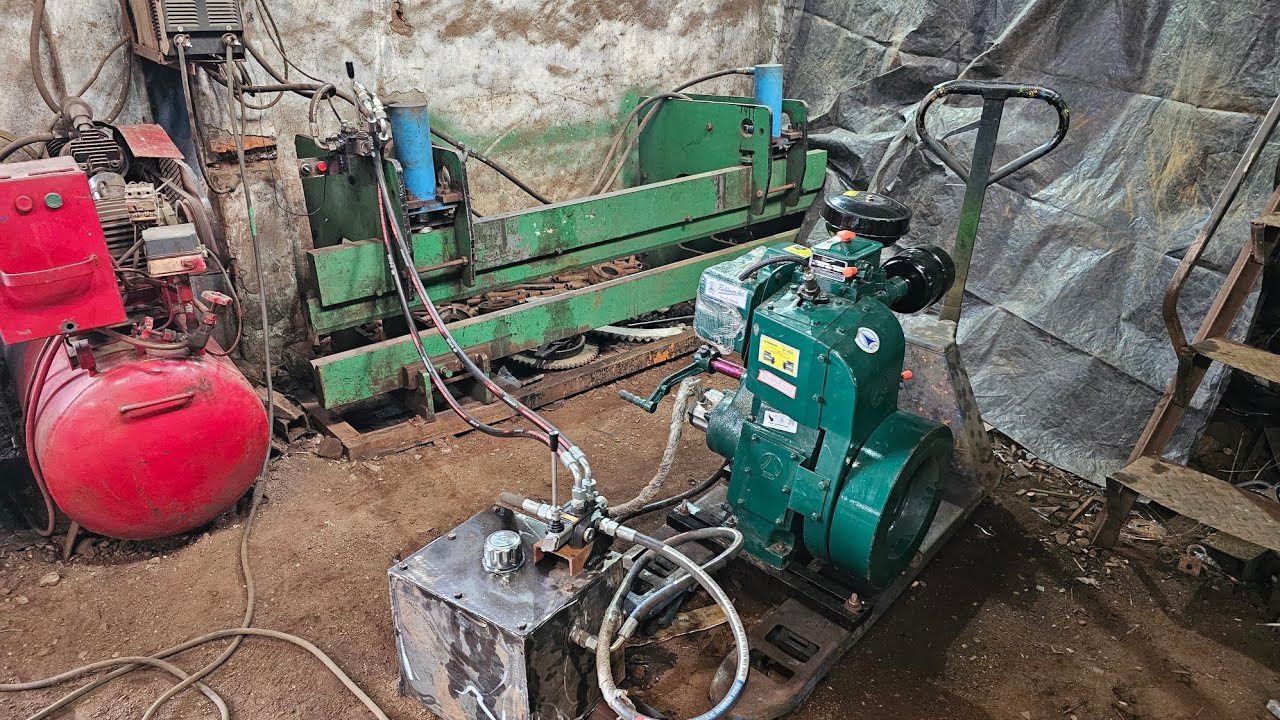 making Hydraulic power unit self, of Deisel Engine, Hydraulic Engine ...