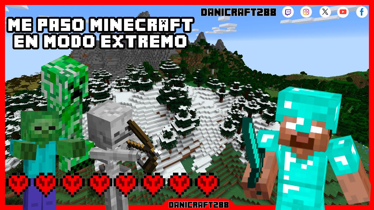 Me Paso MINECRAFT En Modo EXTREMO En Vivo - YouTube