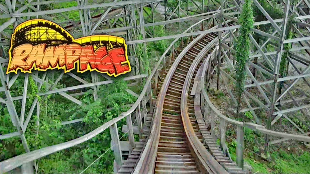 Rampage HD Front Seat On Ride POV & Review, Great CCI Wood Coaster at ...