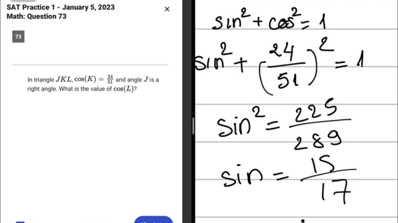 FREE DIGITAL SAT MATH CLASS | NEW SAT PRACTICE | PRACTICE 1 PART 2 ...