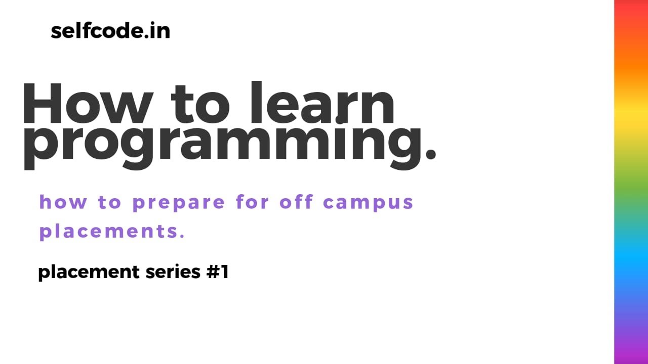 How to prepare for placements || How to get off campus selection || How ...
