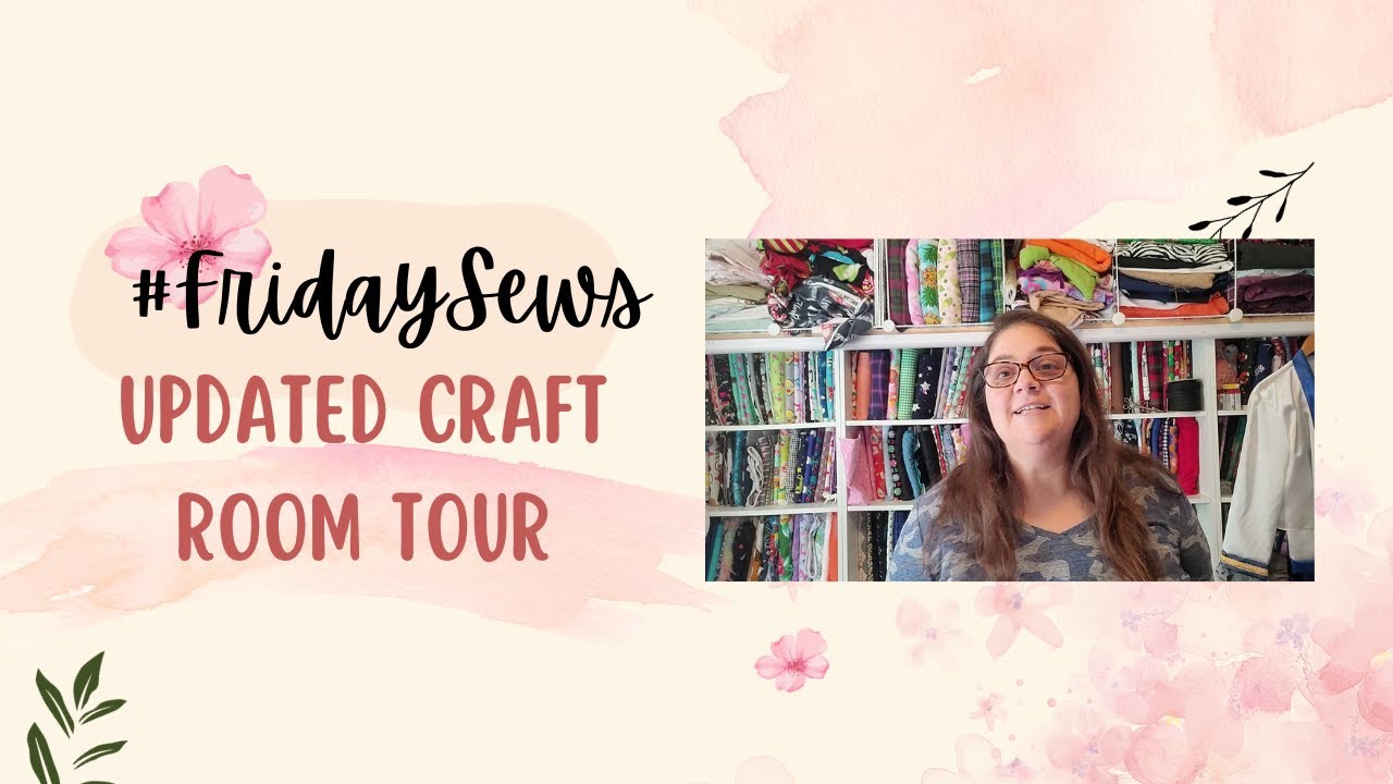 Friday Sews / Sewing Room Tour - YouTube