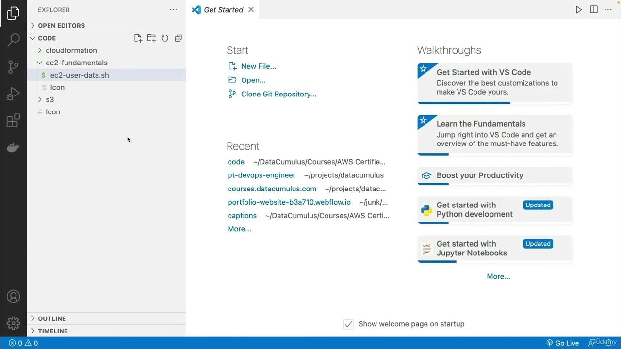 2-Create an EC2 Instance with EC2 User Data to have a Website Hands On ...