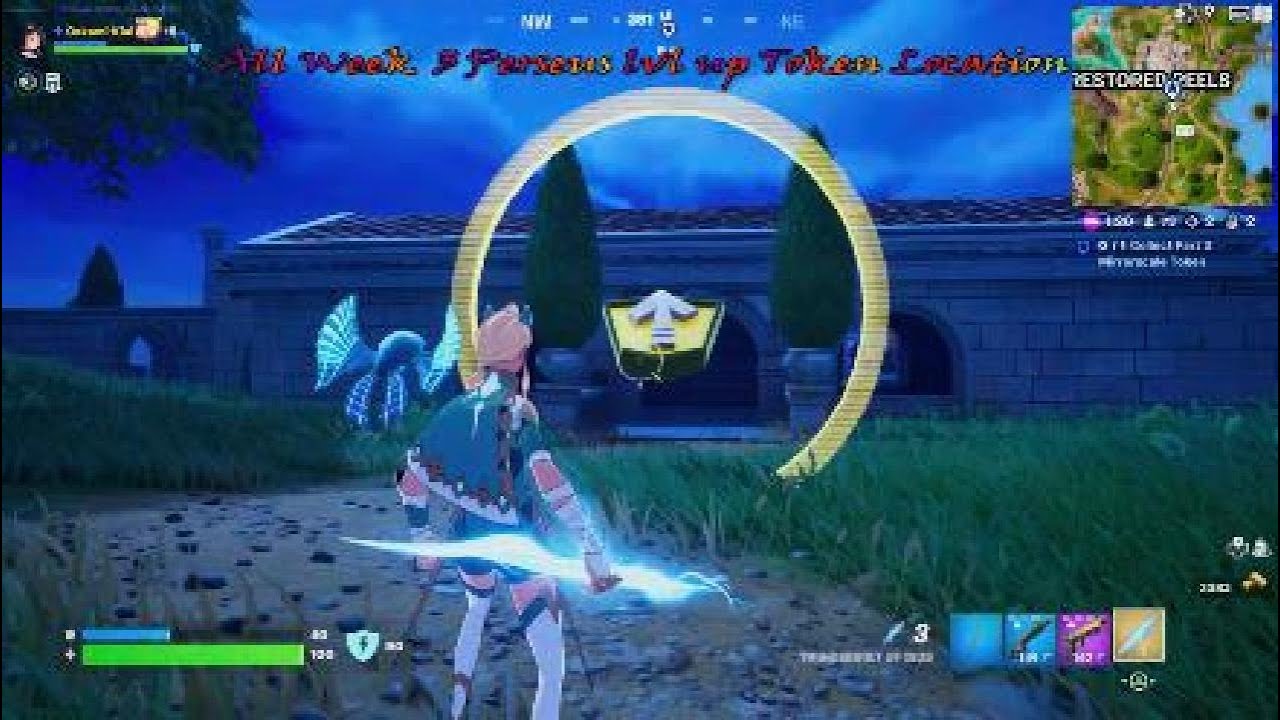 Fortnite All Week 3 Perseus level Up Token Locations - YouTube