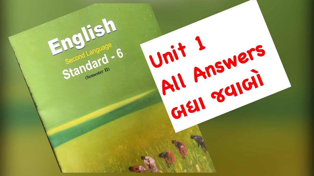 Standard 6 ENGLISH UNIT 1 SEMESTER 2 - YouTube