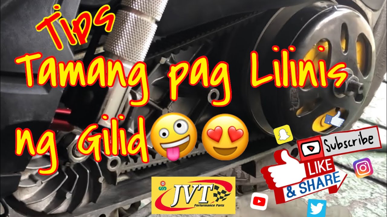 Tips how to clean your CVT properly o linis gilid 🤪😍 - YouTube