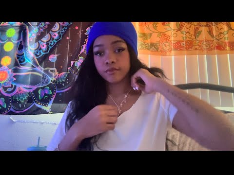 ASMR RAMBLE AND TRIGGERS(tapping, soft spoken,whisper, mouth sounds ...