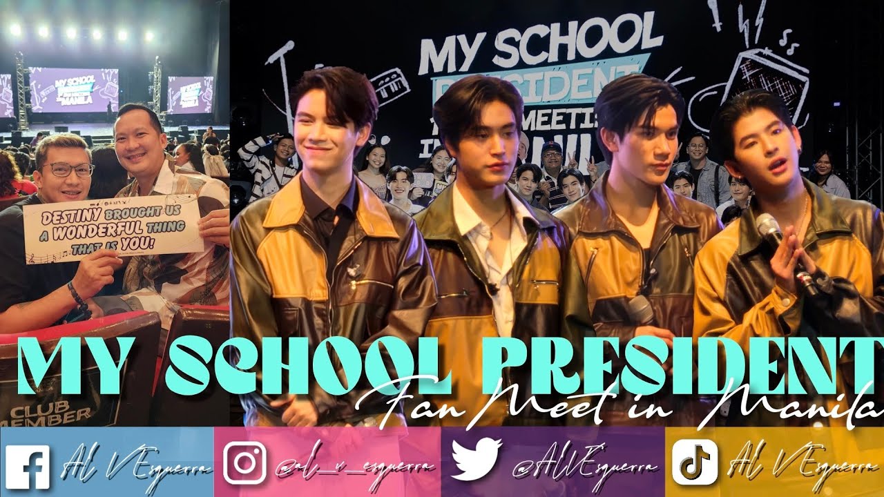 OUR MY SCHOOL PRESIDENT FAN MEET EXPERIENCE - YouTube