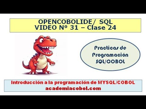 video 31 - Clase 24 - Introducción a la programación de SQL/COBOL. # ...