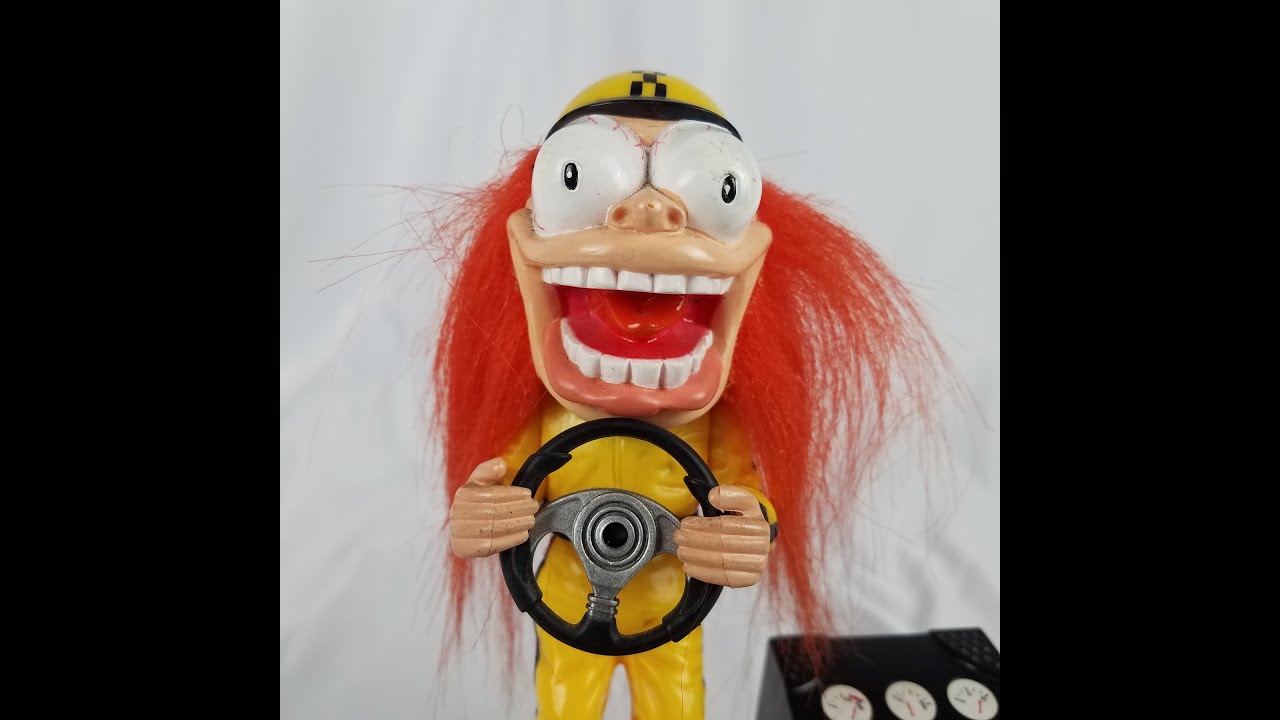 gn8043 - 2005 Road Rage Racer Figure ~ Yellow Suit Orange Hair by Gemmy ...