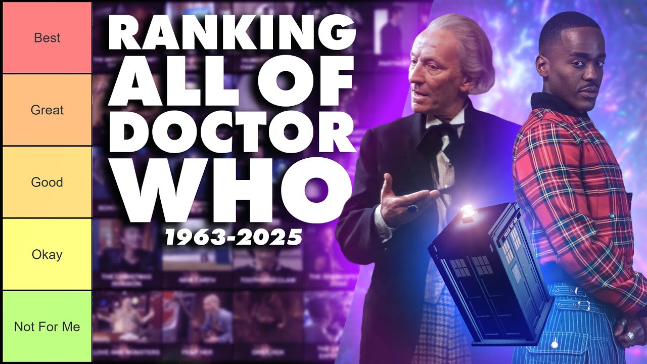 Ranking All of Doctor Who (1963-2025) | Doctor Who Tier List - YouTube