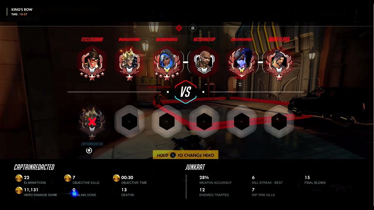 Overwatch Competitive - Everyone on my team left - YouTube