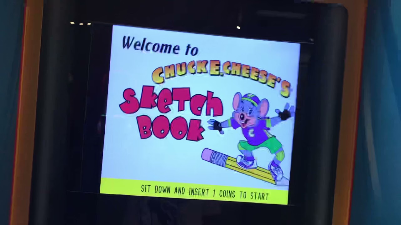 Chuck E. Cheese Sketch Book - YouTube