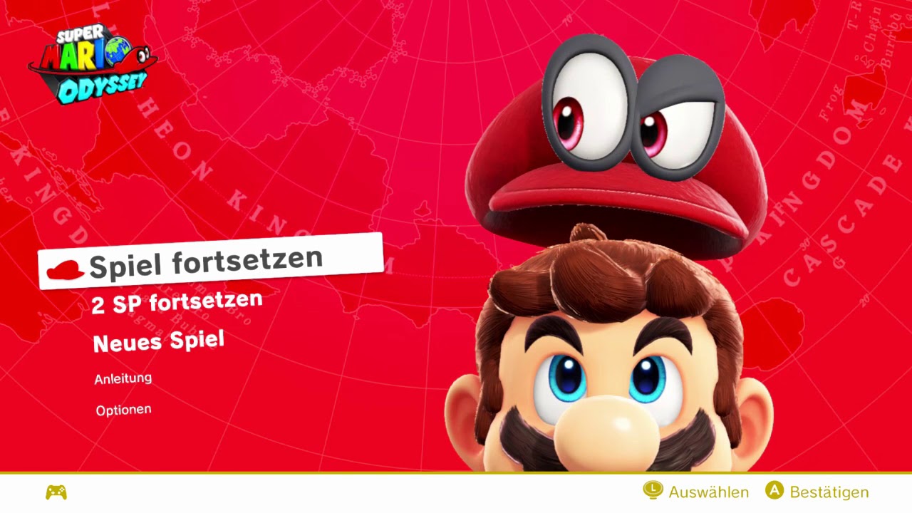 Super Mario Odyssey: Main Menu Music, Jump Up Superstar Instrumental ...