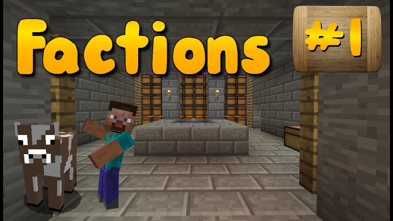 Minecraft Factions #1 (How to Build a Faction Cow Farm) Grand Tour ...