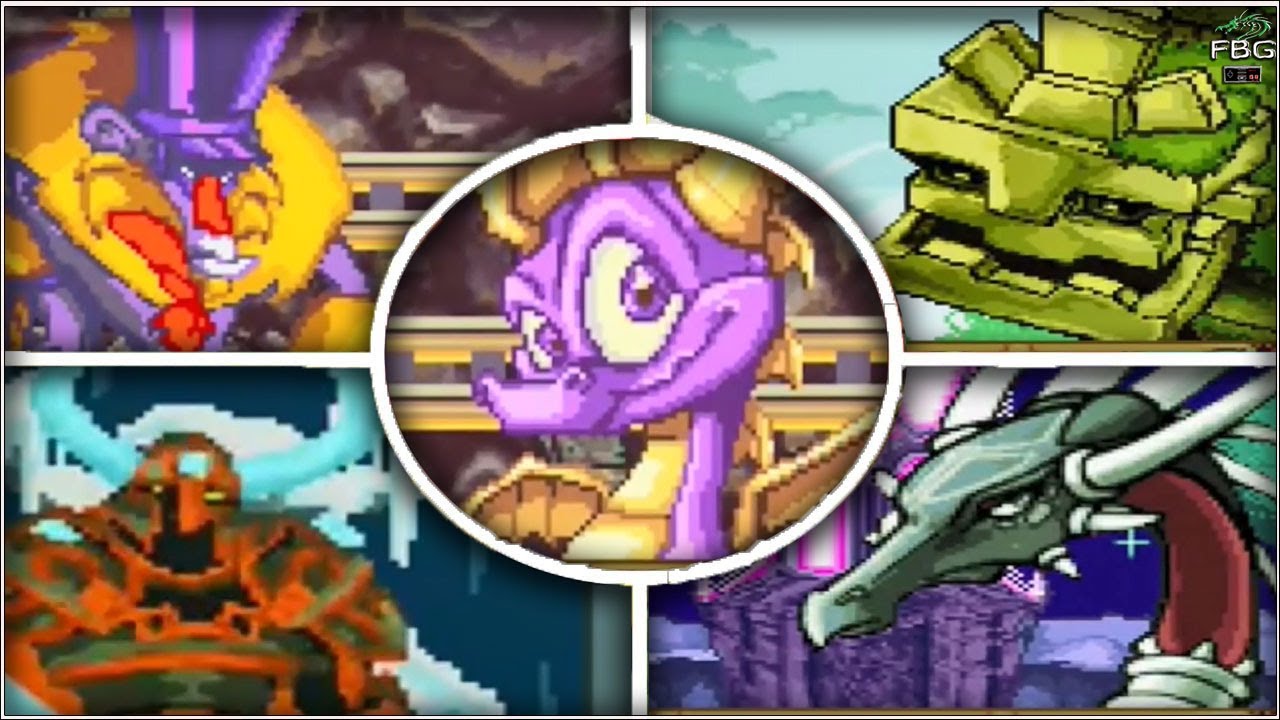 The Legend of Spyro A New Beginning - All Bosses - YouTube