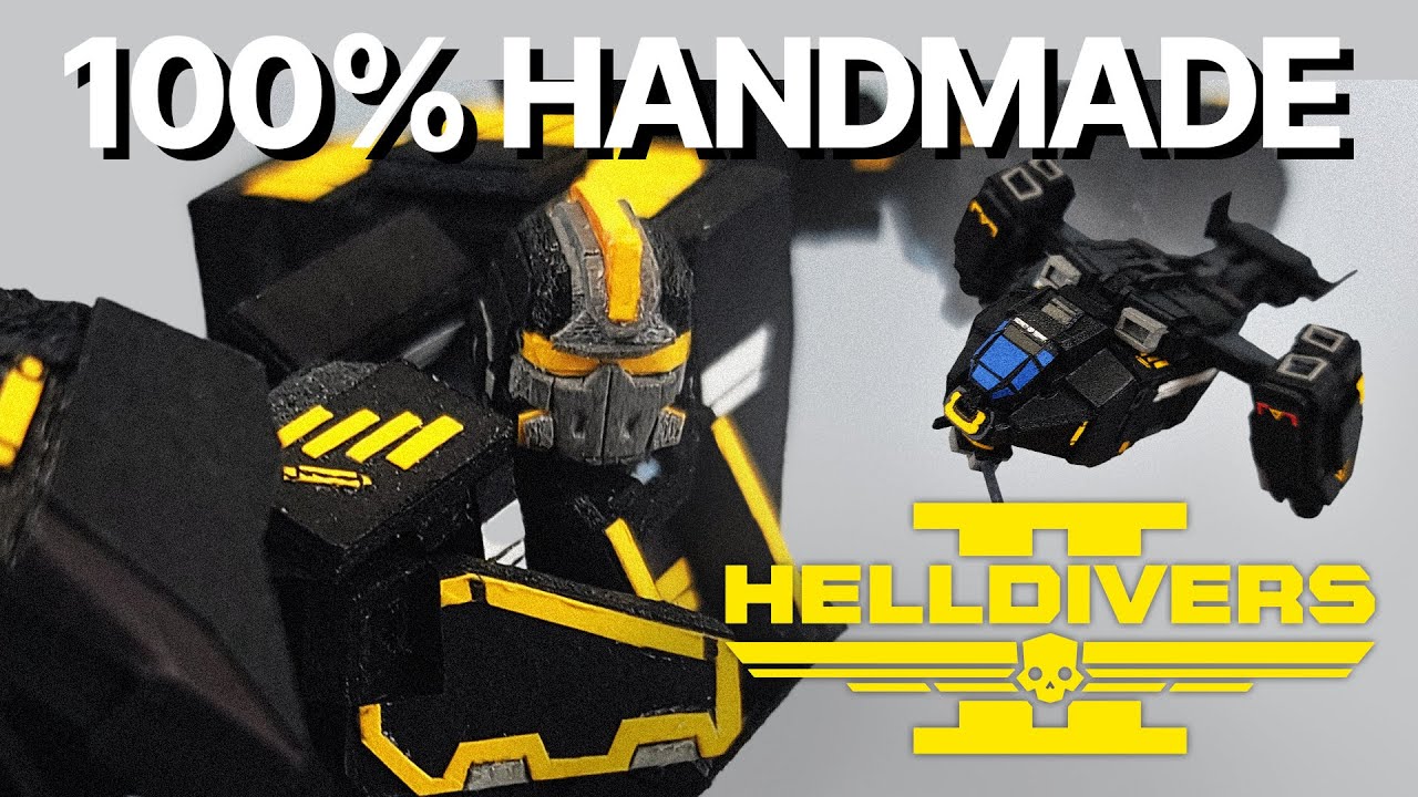 Helldivers 2 Transformers - Pelican 1 [Handmade figure] - YouTube