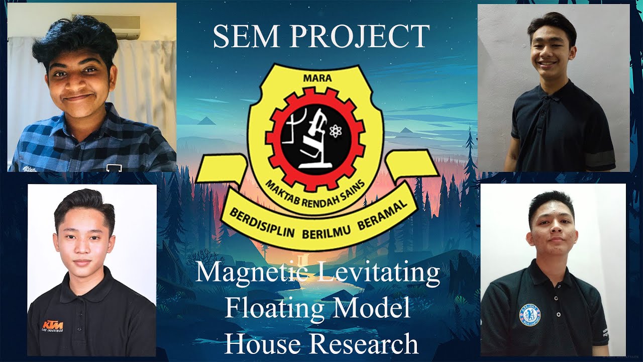 Magnetic Levitating Floating Model House Research SEM Project by ...