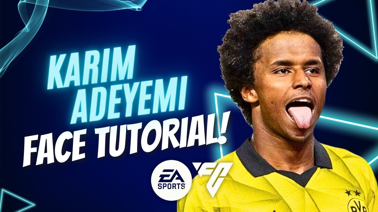 How to create KARIM ADEYEMI in EA FC24 - YouTube