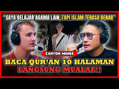 BULE MUALAF INI JADI  INFLUENCER, “ISLAM PALING MASUK AKAL”  - Canyon Mimbs