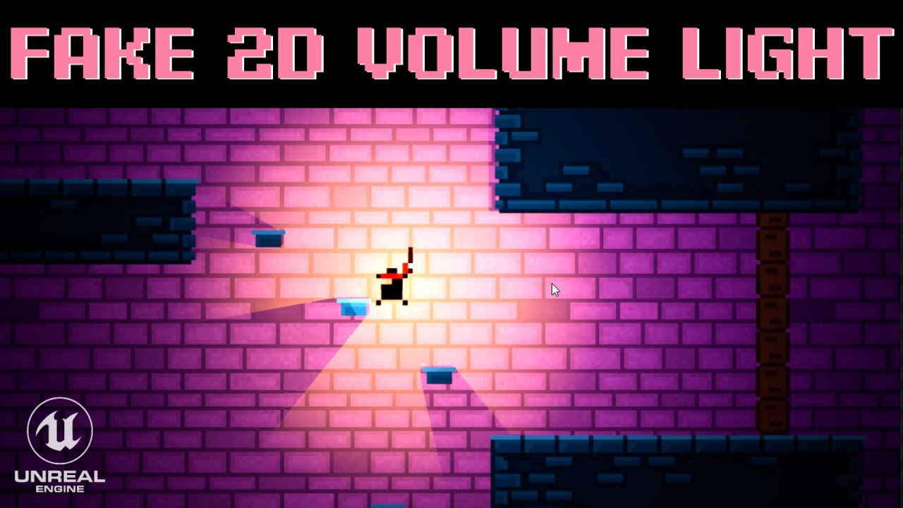 UE4 - Fake 2d dynamic light with blueprints tutorial - YouTube