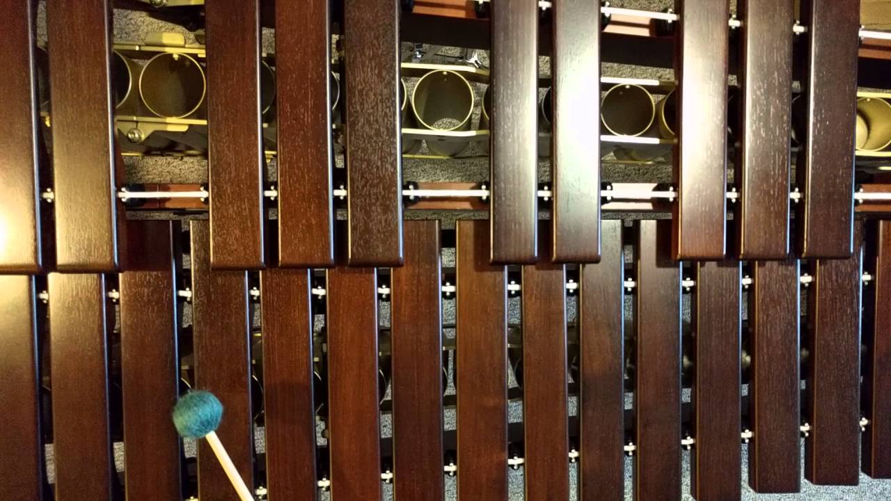 F melodic minor scale xylophone or marimba - YouTube