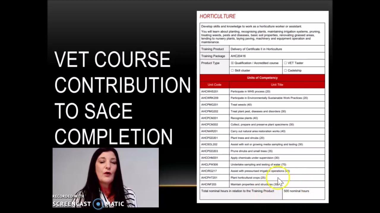 NHS VET Enrolment Information for 2022 courses - YouTube