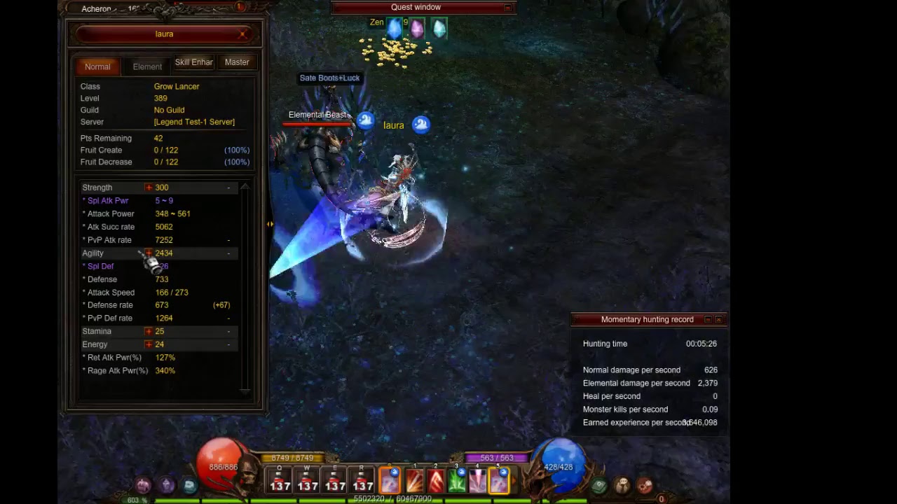 - Mu Online - Grow Lancer lvl 1 ao 400 - YouTube