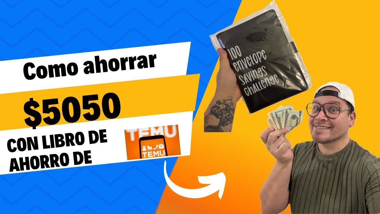 Cómo ahorrar $5050 Reto libro de ahorros de Temu - Unboxing Temu ...