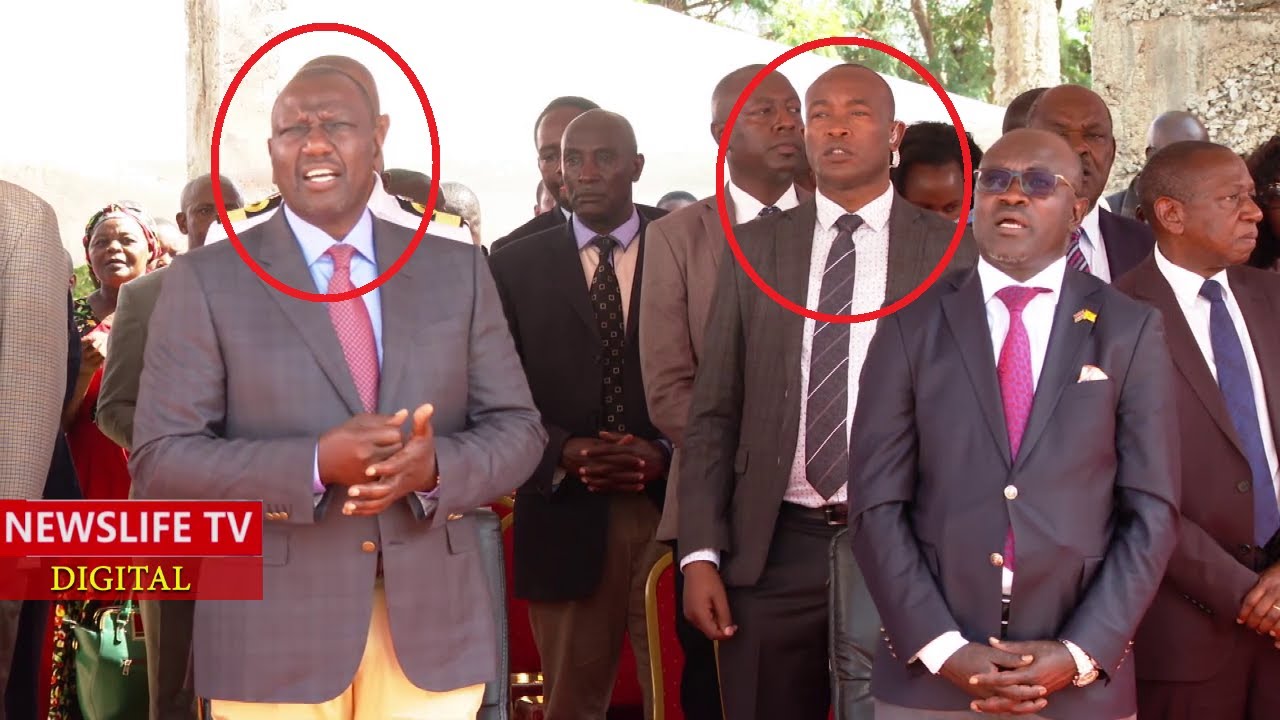 EVEN HIS SECURITY HAVE NO OTHERWISE,,,,,SEE RUTO SECURITY DETAIL ...