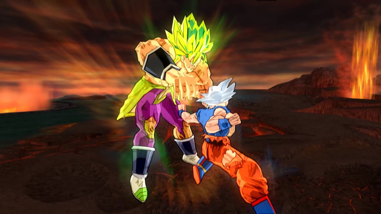 Goku Ultra Instinct VS Broly (DBS) LSSJ | DBZ BT4 [60FPS] (Special 2K ...