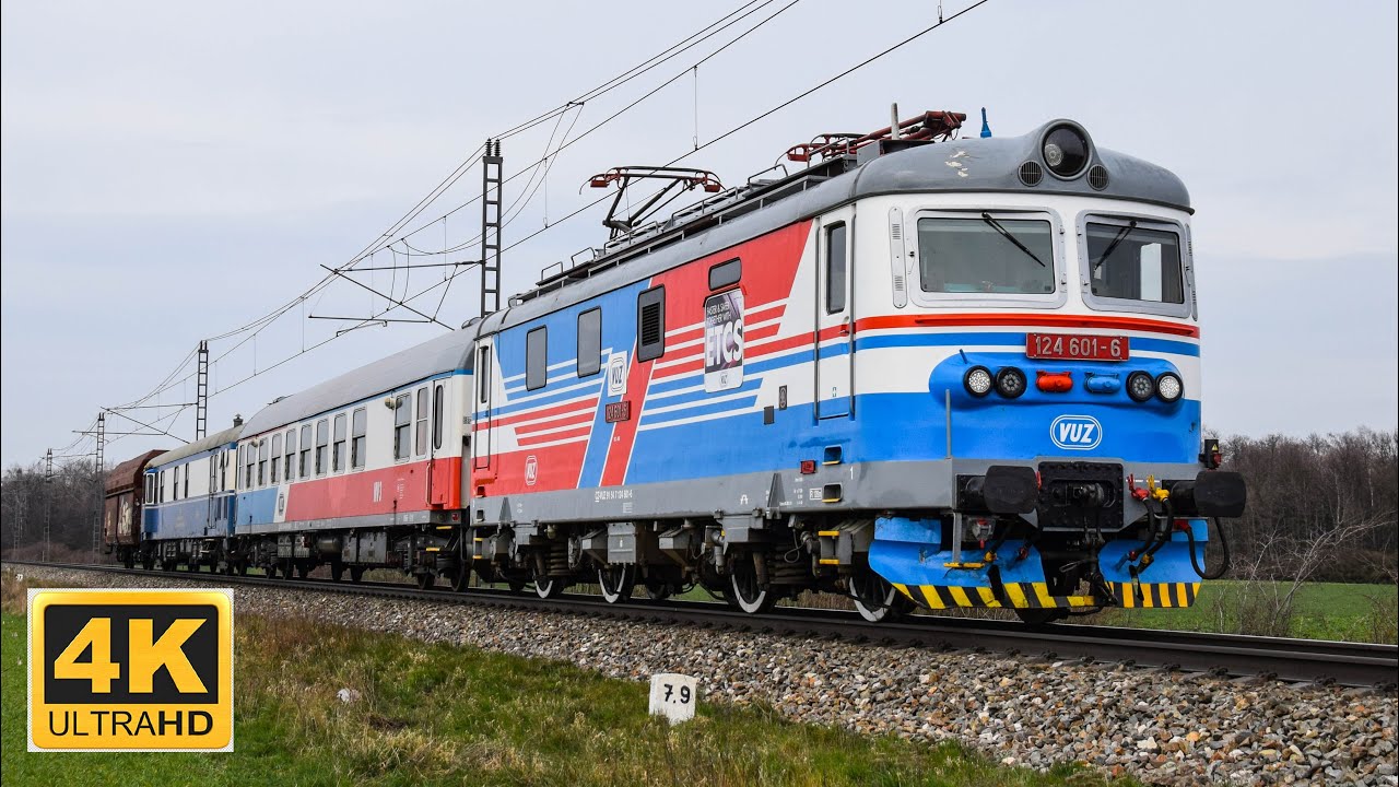 124.601-6 zkouška brzdového systému u testovaného vozu Falls 54 VUZ ...