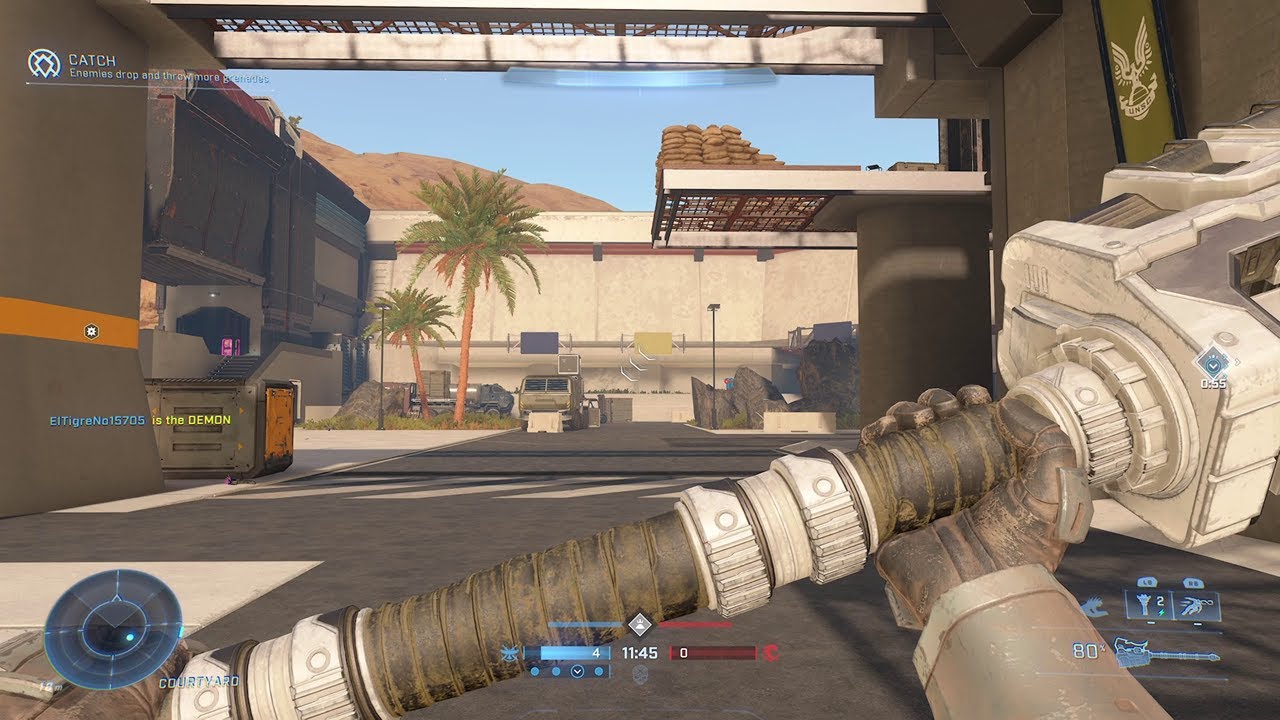 HALO INFINITE HEROIC KING OF THE HILL FIREFIGHT ON KUSINI BAY - YouTube