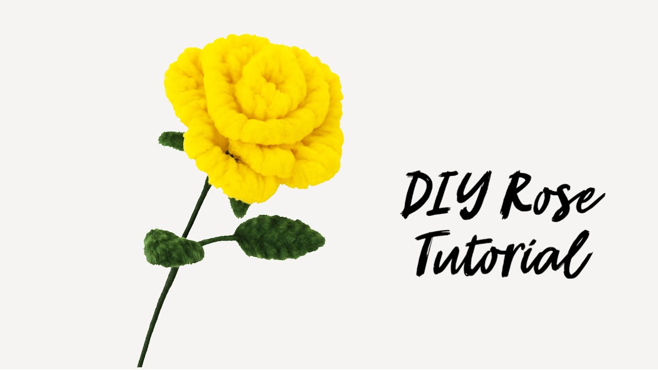 DIY Roses from Pipe Cleaners | Easy Craft Tutorial - YouTube