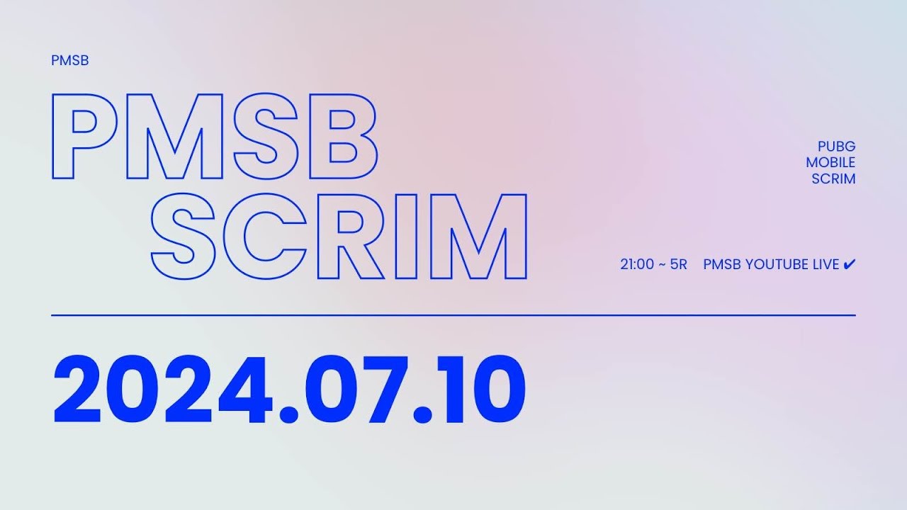 【PUBGモバイル】PMSB SCRIM Aグループ会場 - YouTube