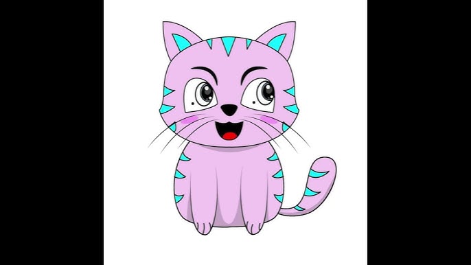 how to draw a cat in illustrator