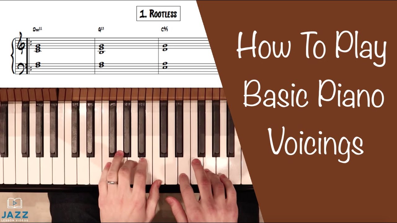 How to Play Basic Piano Voicings w/ Noah Kellman - YouTube